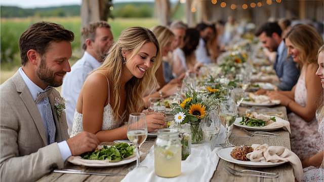 Rustic Barn Wedding Food Guests Can’t Stop Raving About - Wedding ...
